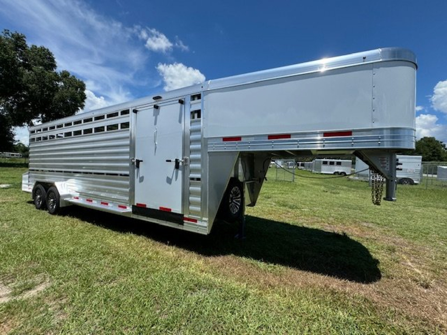 New 2025 Exiss Trailers Stock 7024 Show Cattle Trailer