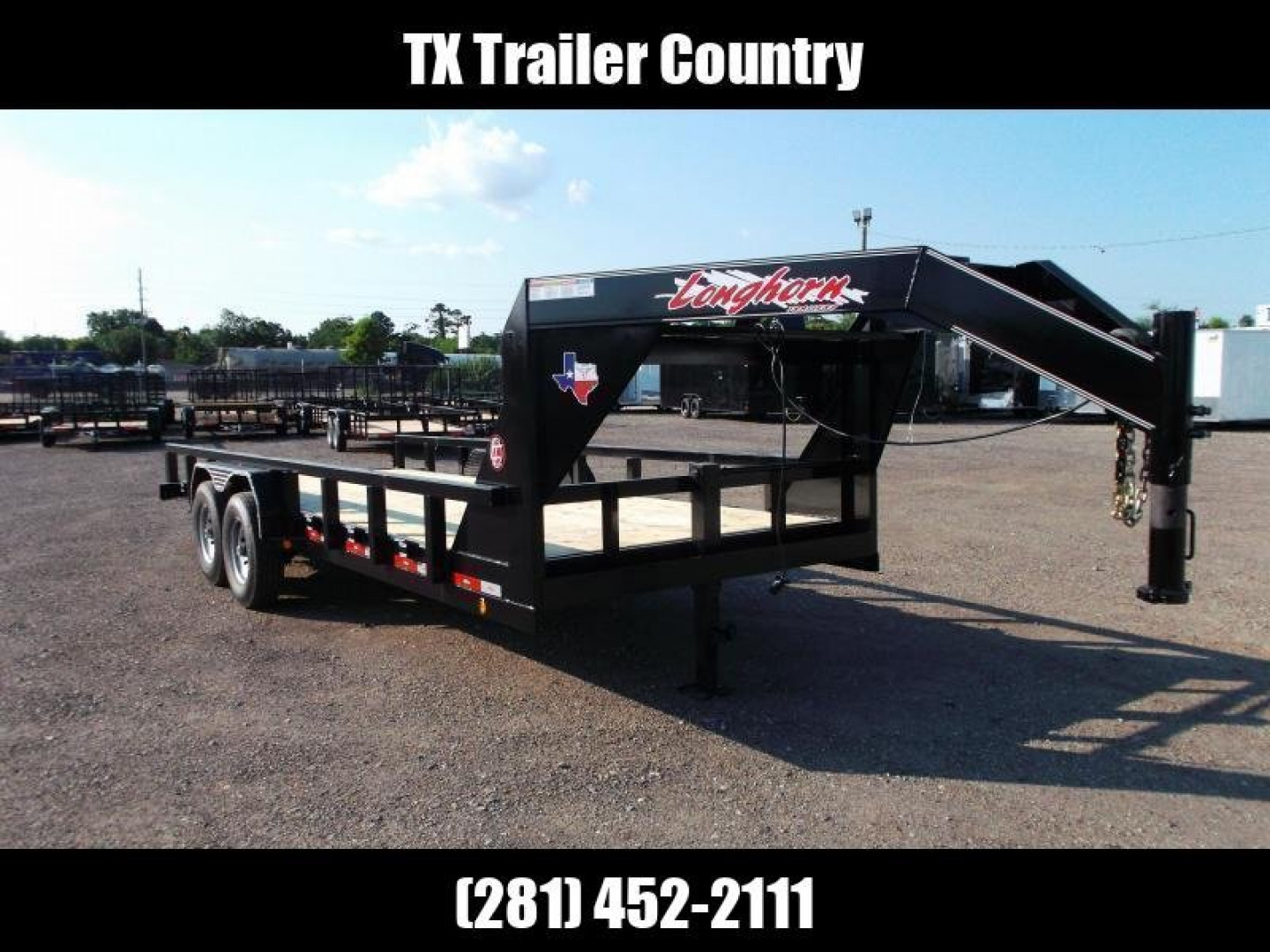 New 2025 Longhorn Trailers 83x20 Gooseneck 14K Utility Trailer / Lowboy ...