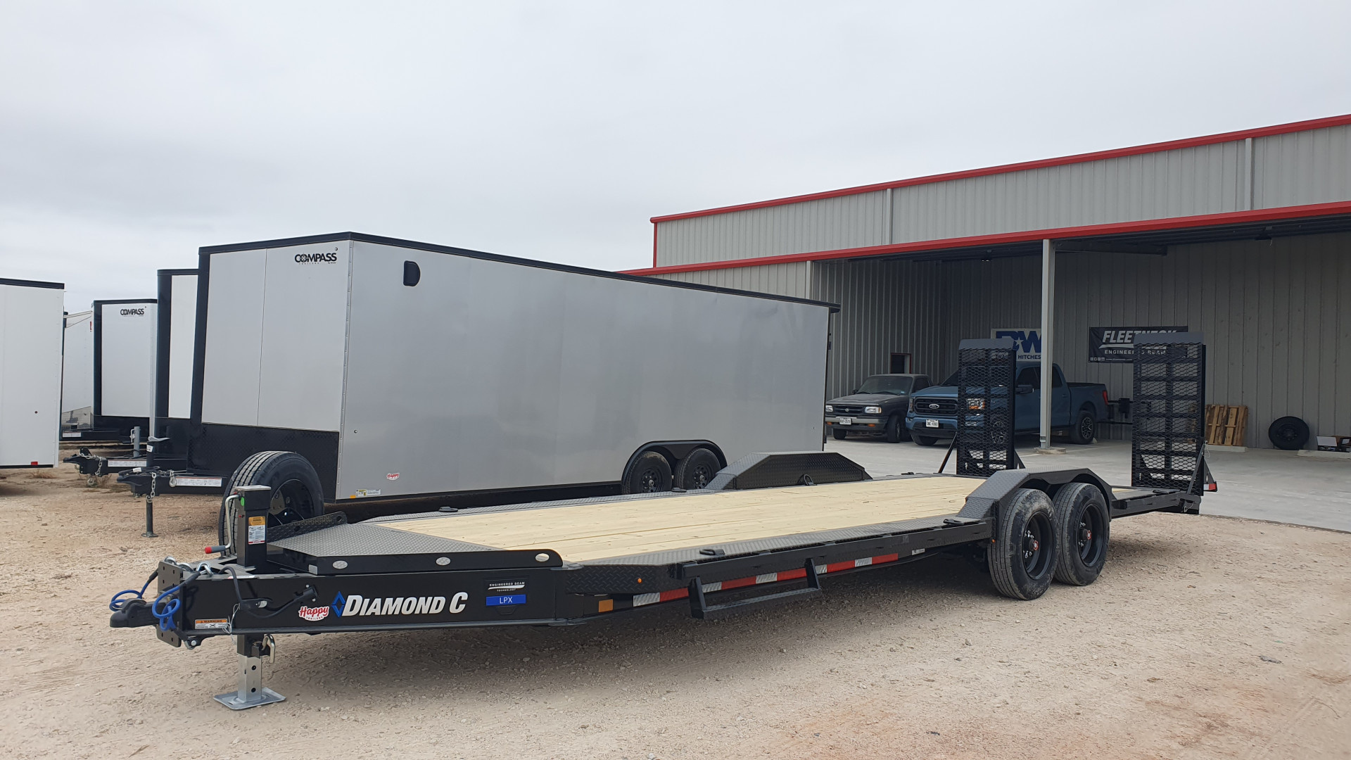 New 2025 Diamond C 102"x24' BP Extreme Duty Equipment Trailer - LPX208