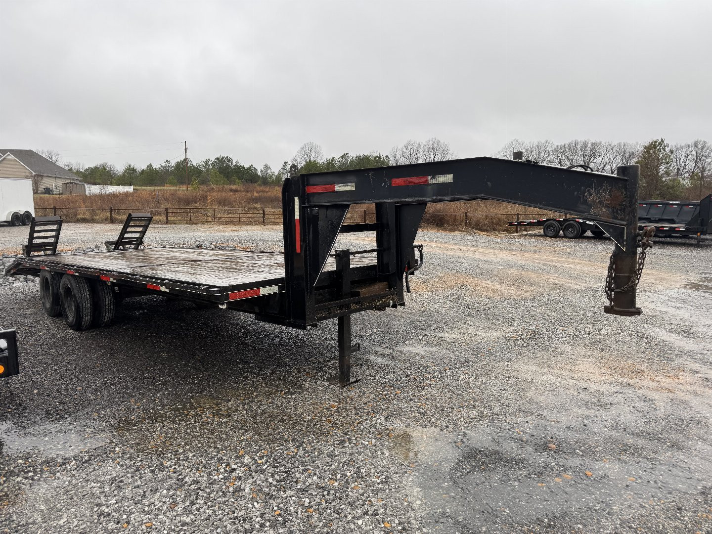 Used 1996 GPI 96"x24' 20K GN Flatbed Trailer