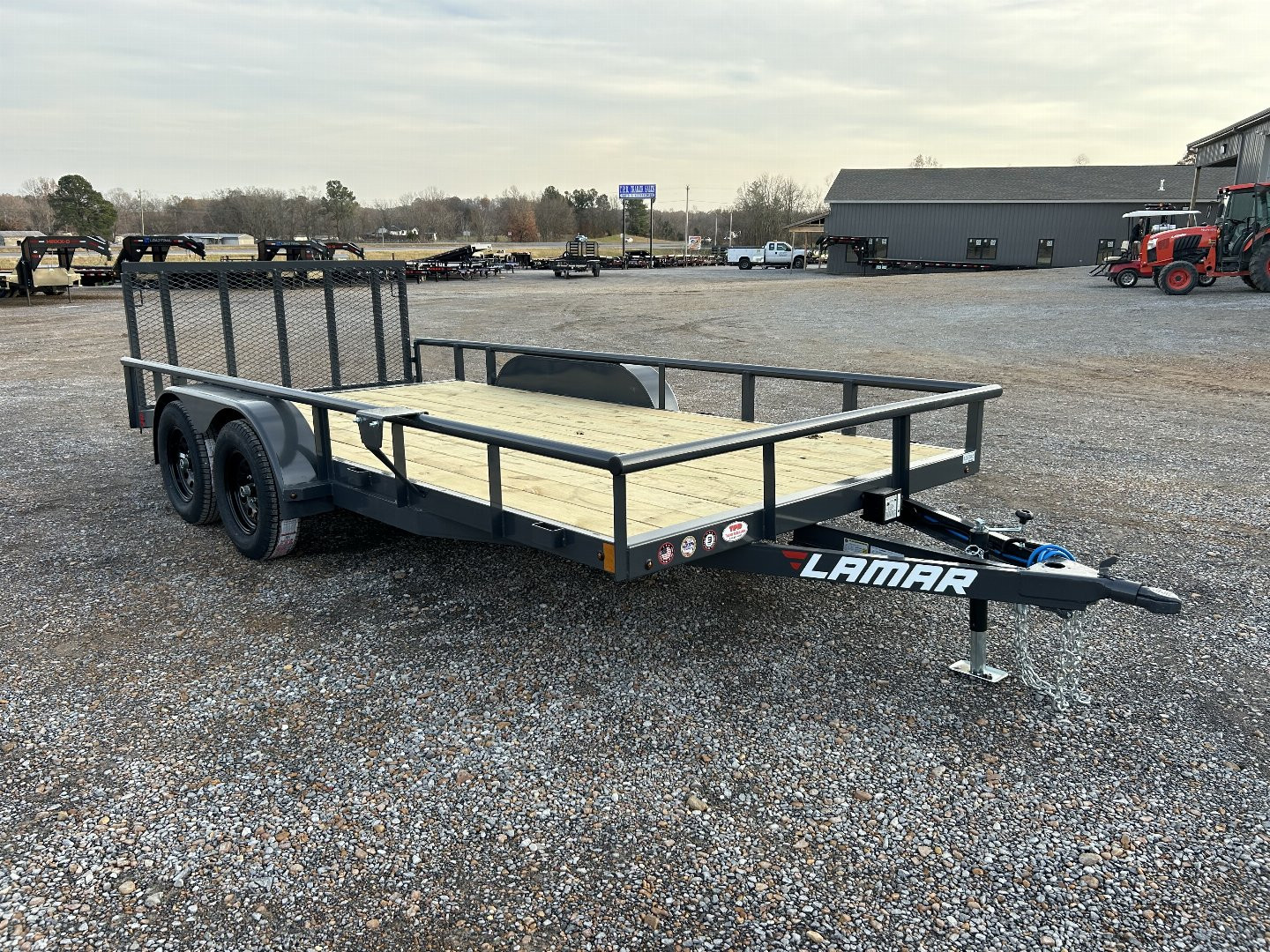 New 2025 Lamar 83"X16' 7K Utility Trailer