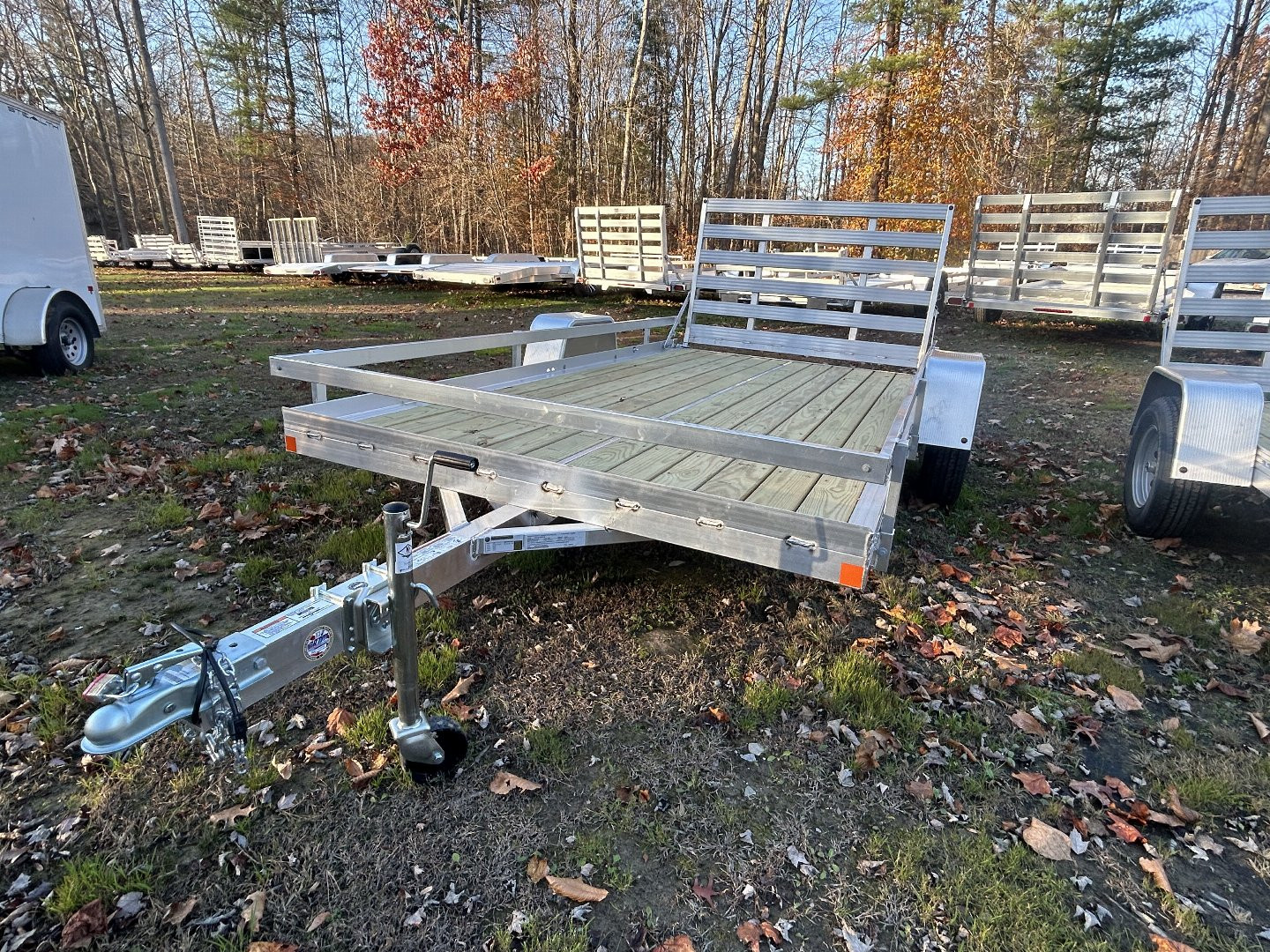 New 2025 Bear Track BTU76144W Utility Trailer