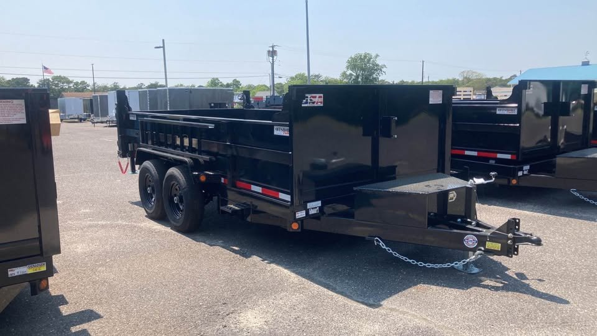 New 2026 Quality Steel and Aluminum 7X14 Dump Trailer