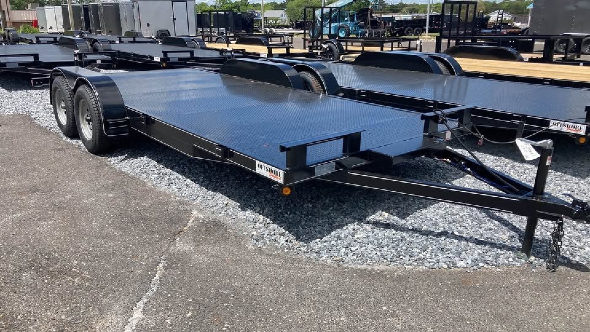 New 2025 P & T Trailers 18' steel Car / Racing Trailer