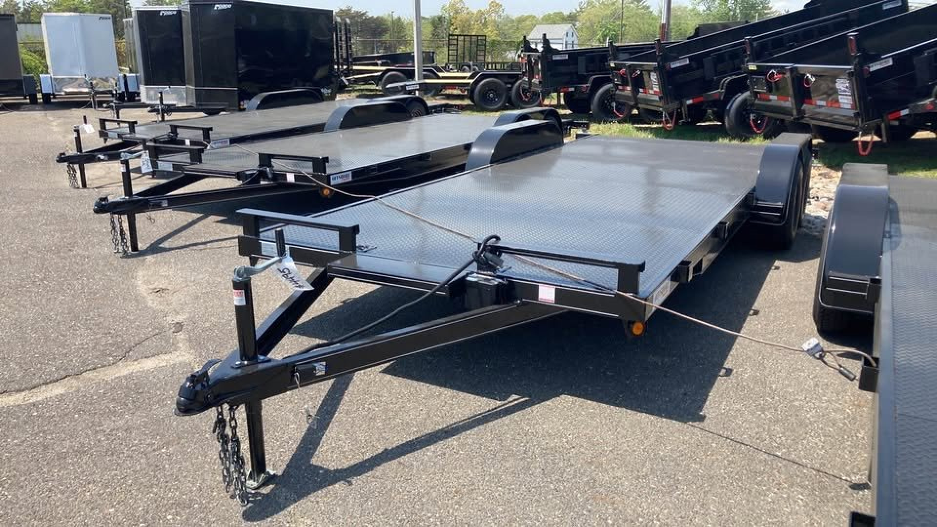 New 2025 P & T Trailers 20 steel deck Car Hauler