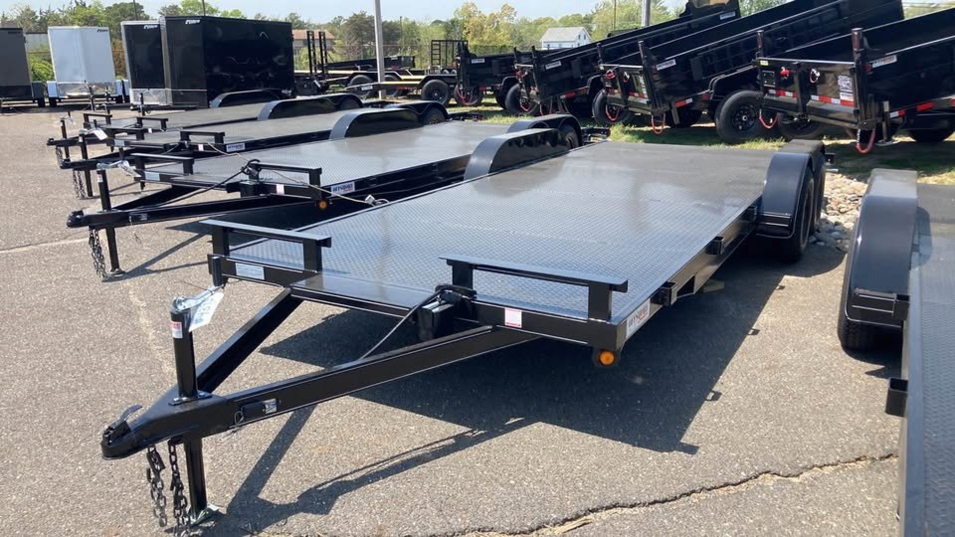 New 2025 P & T Trailers 20' steel deck Car Hauler