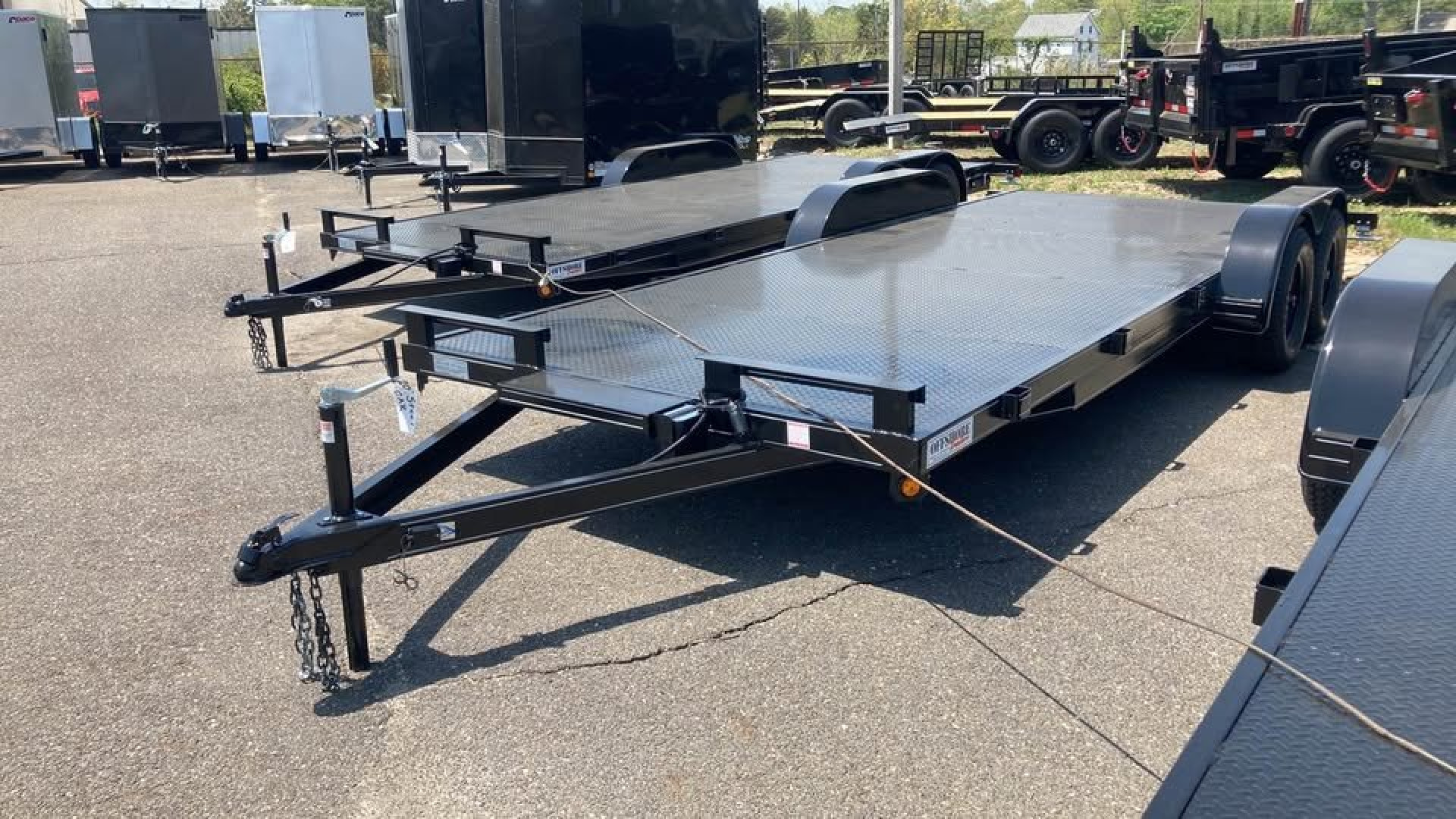 New 2025 P & T Trailers 20' steel deck Car Hauler