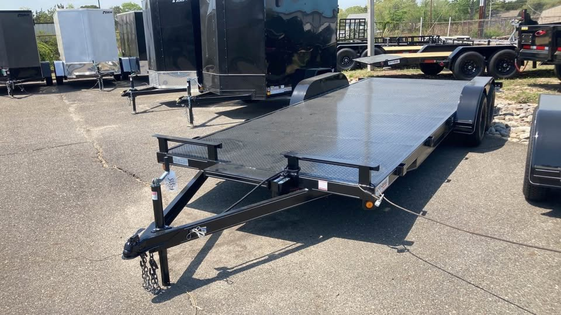 New 2025 P & T Trailers 20' steel deck Car Hauler