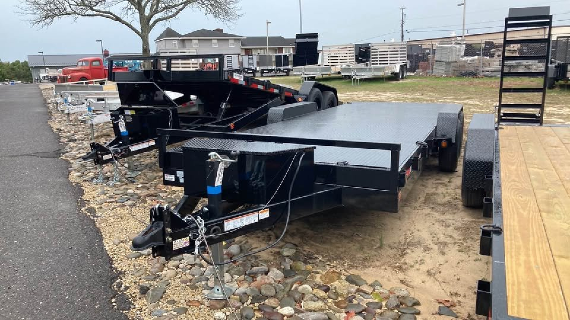 New 2025 Quality Steel and Aluminum 20' steel deck Equipment Trailer