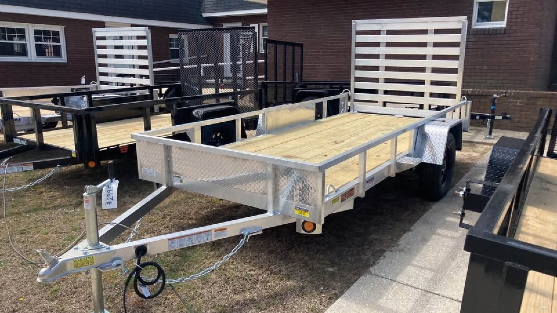 New 2026 Quality Steel and Aluminum 5x12 aluminum Utility Trailer