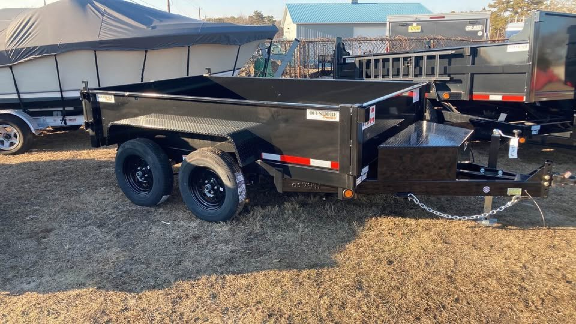New 2025 Quality Steel and Aluminum 6x10 Dump Trailer