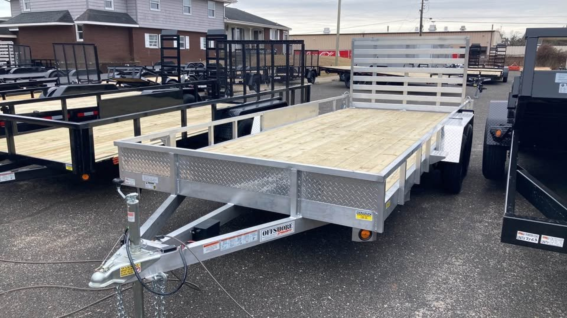 New 2025 Quality Steel and Aluminum 18' aluminum Utility Trailer