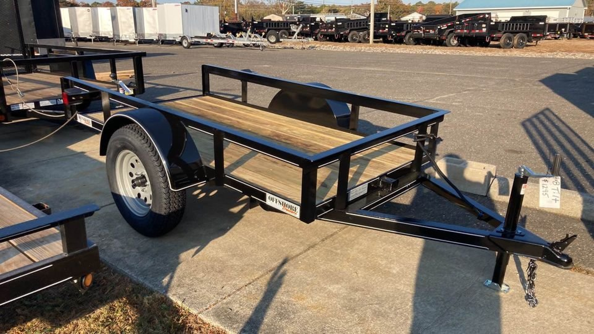 New 2025 P & T Trailers 4x8 utility Tilt Trailer