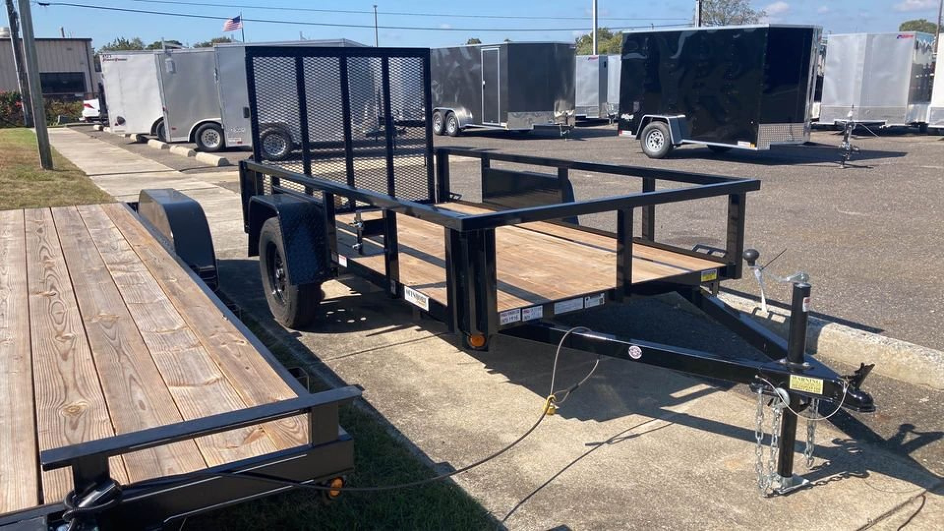New 2025 Quality Steel and Aluminum 5x10 Utility Trailer