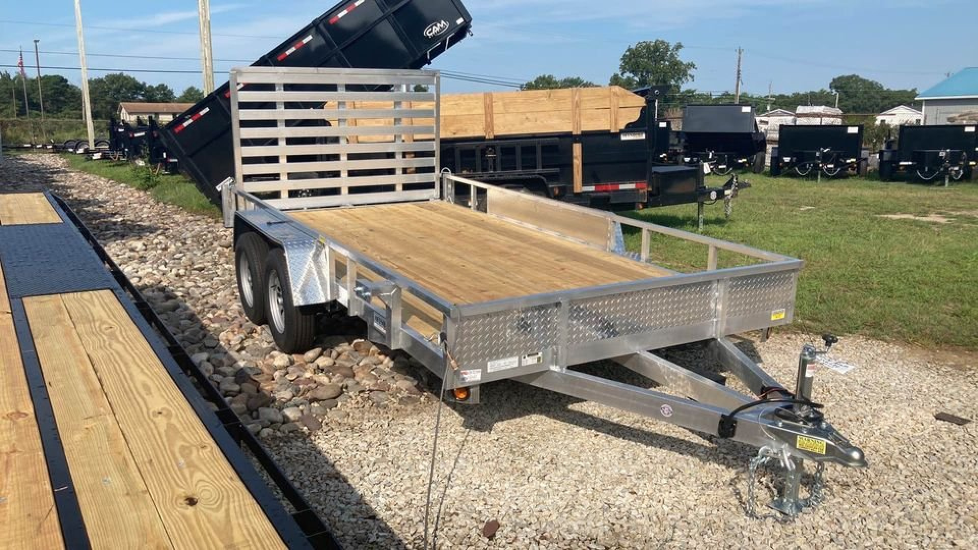 New 2025 Quality Steel and Aluminum 14' aluminum Utility Trailer