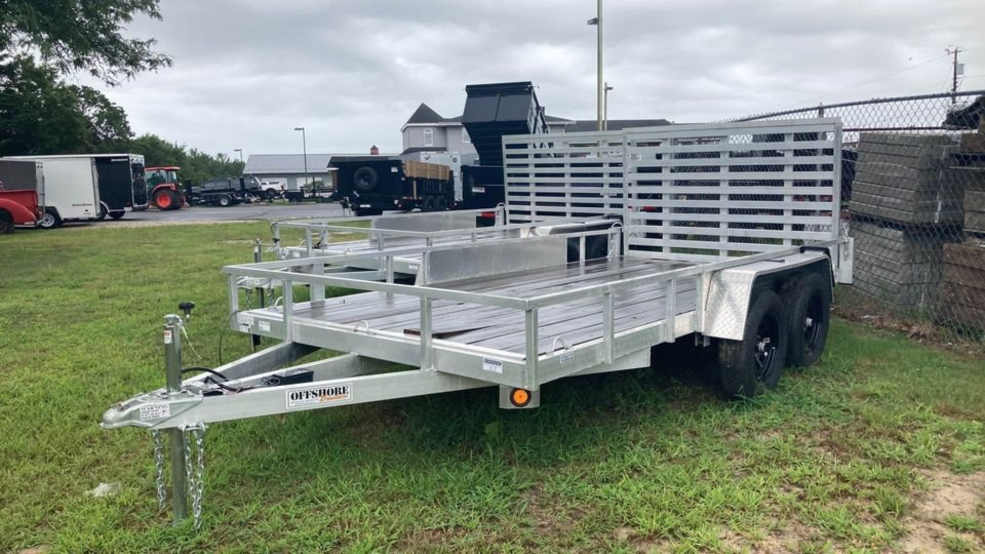 New 2023 Quality Steel and Aluminum 7x14 aluminum Utility Trailer