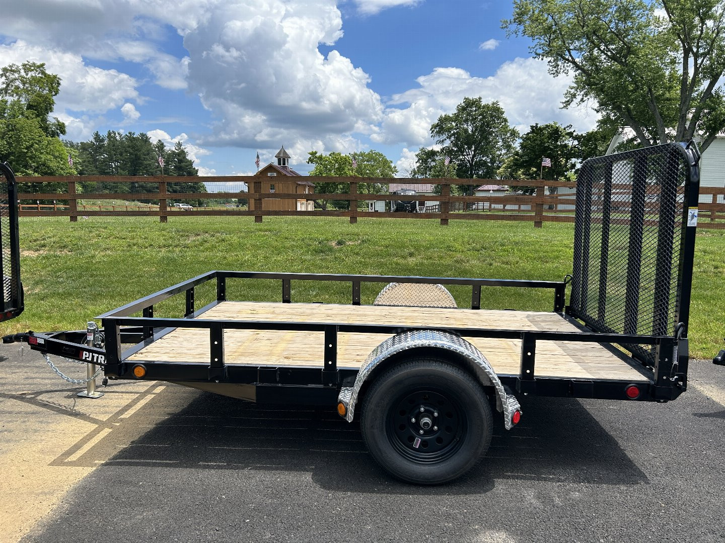 New 2024 PJ Trailers 10' x 72" U2 Channel Utility Trailer