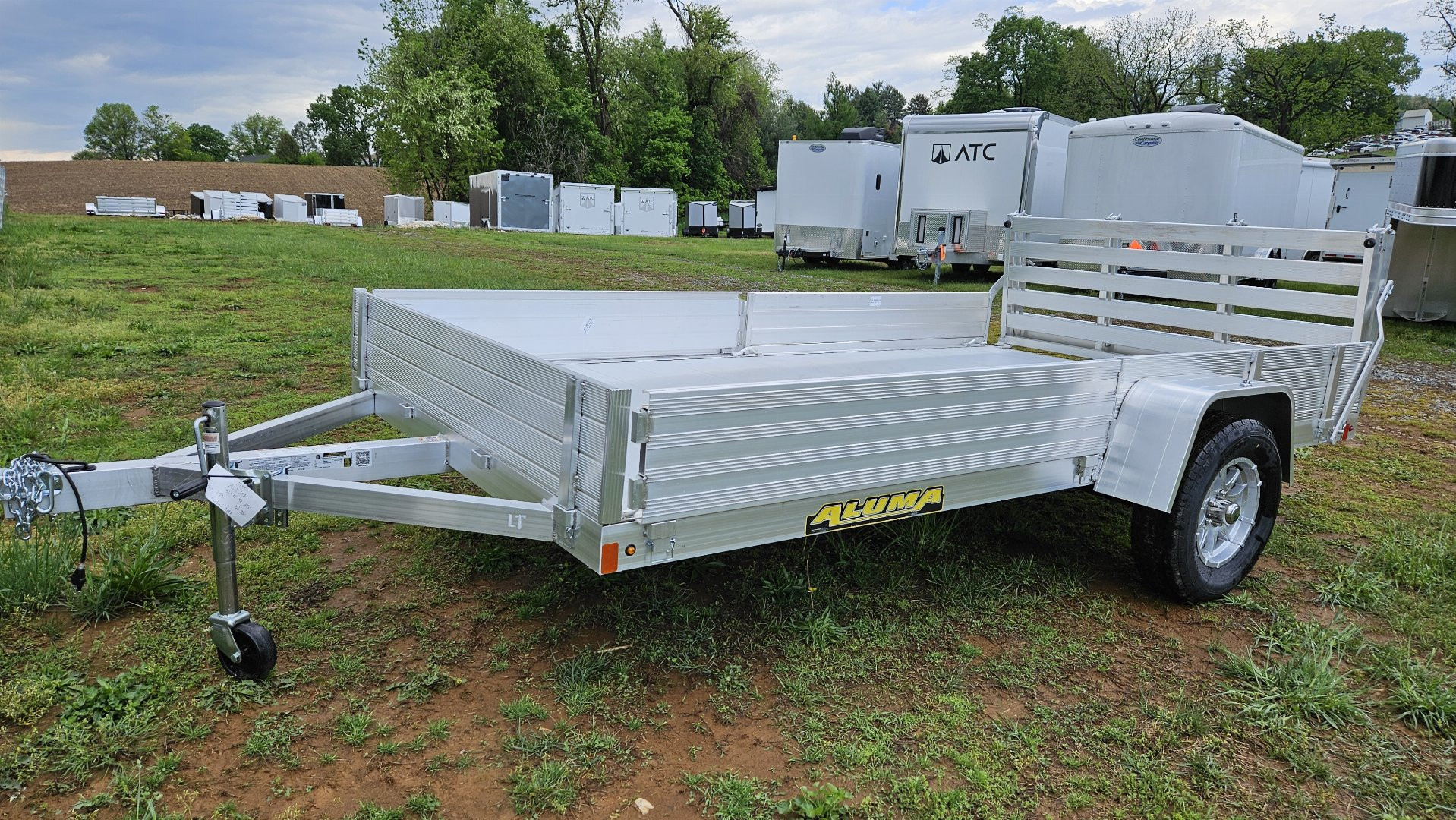 New 2026 ALUMA 81"X12S-R-BT-SR Utility Trailer