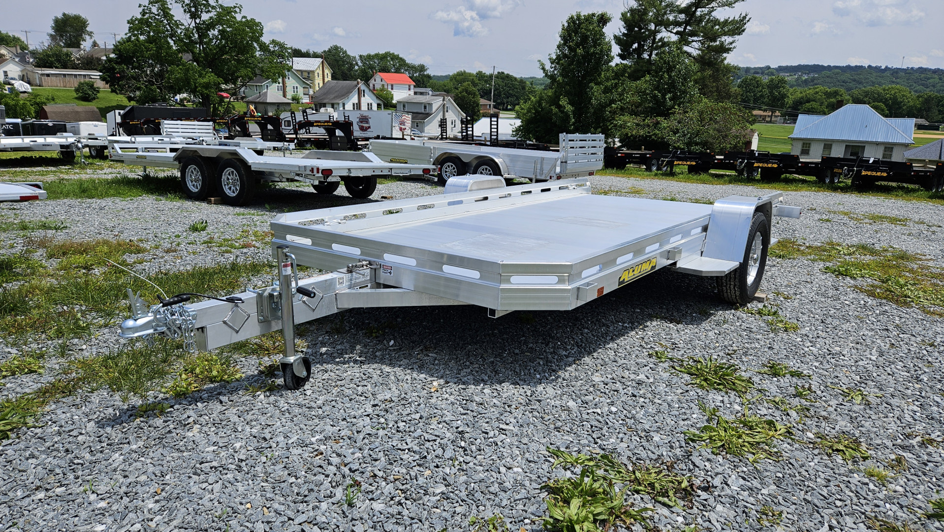 New 2026 Aluma 78X14TILT-S-TR Utility Trailer