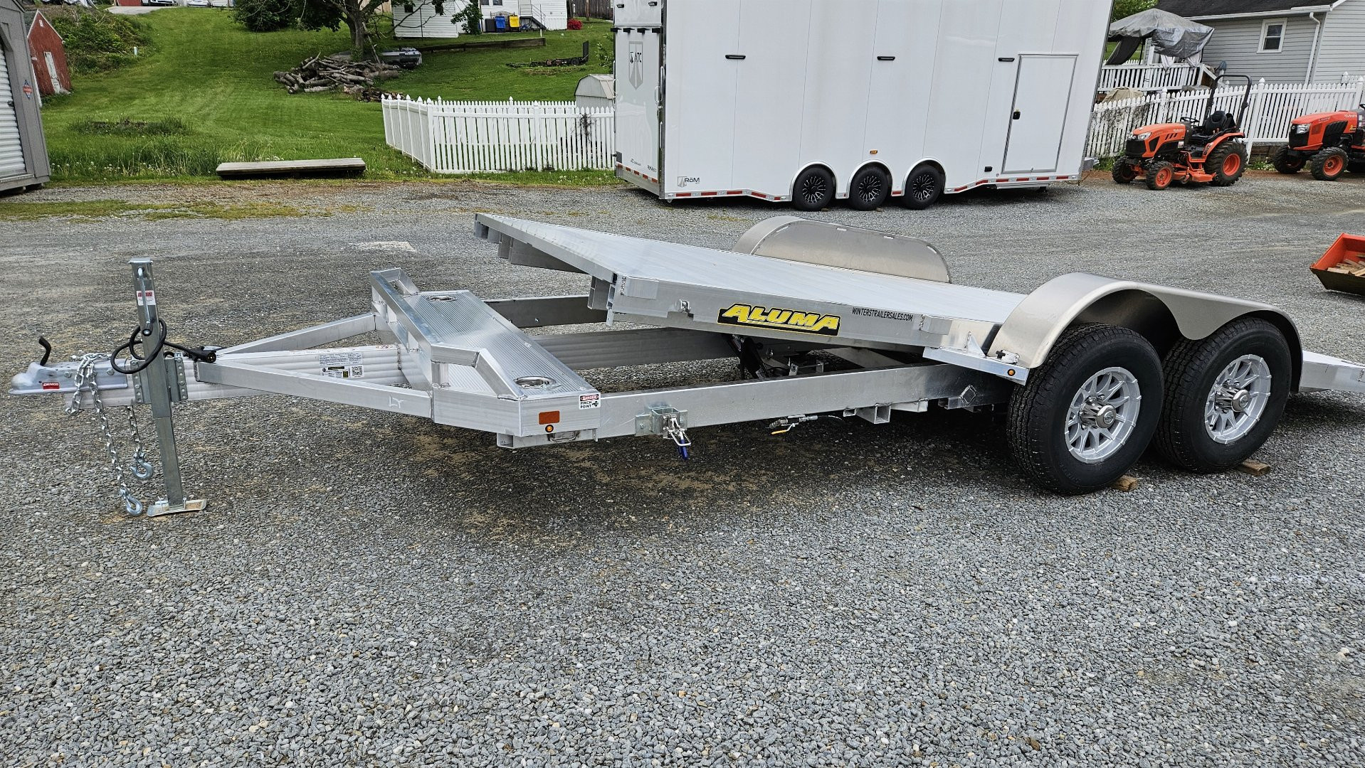 New 2026 ALUMA 8216HTILT Car Hauler for sale in East Prospect, PA