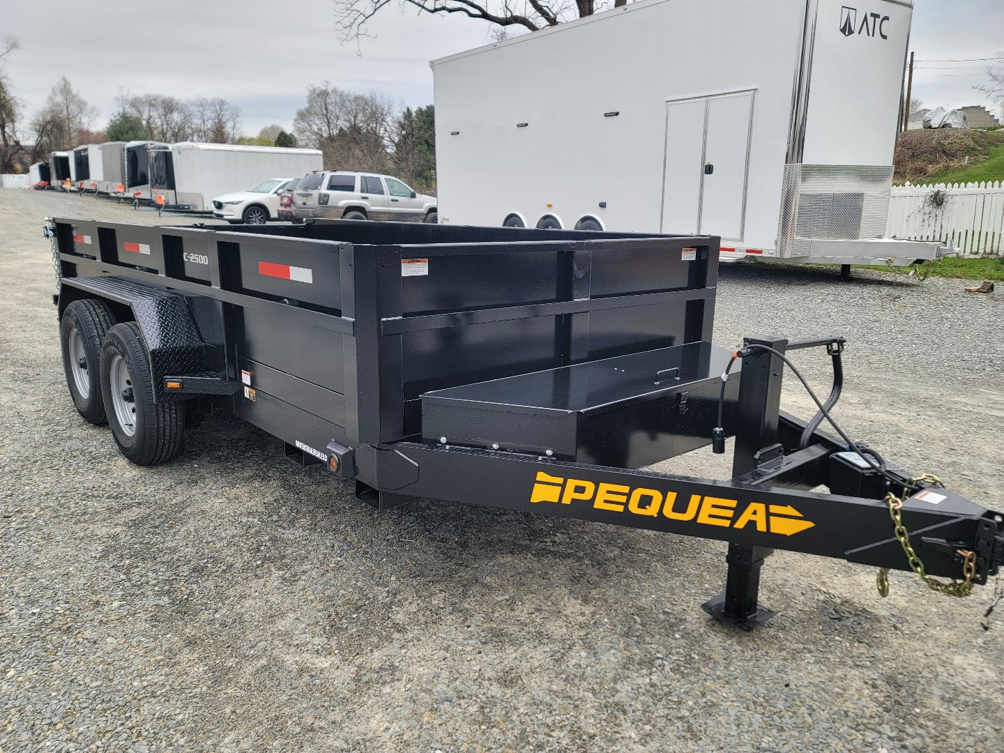 New 2025 Pequea Trailers c2500 Dump Trailer
