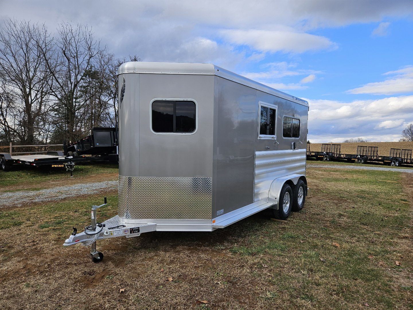 New 2025 Featherlite Trailers (9300) 7X14 Horse Trailer