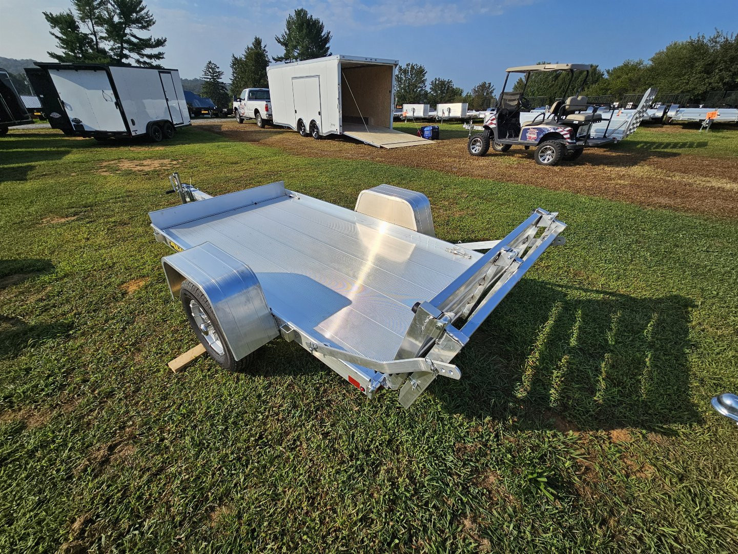 New 2025 ALUMA 54X8' UTILITY WITH TAILGATE Utility Trailer