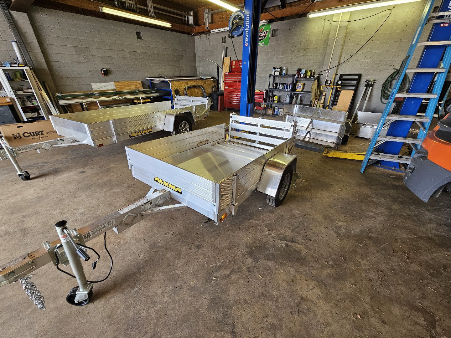 New 2025 Aluma 486S-BT Utility Trailer
