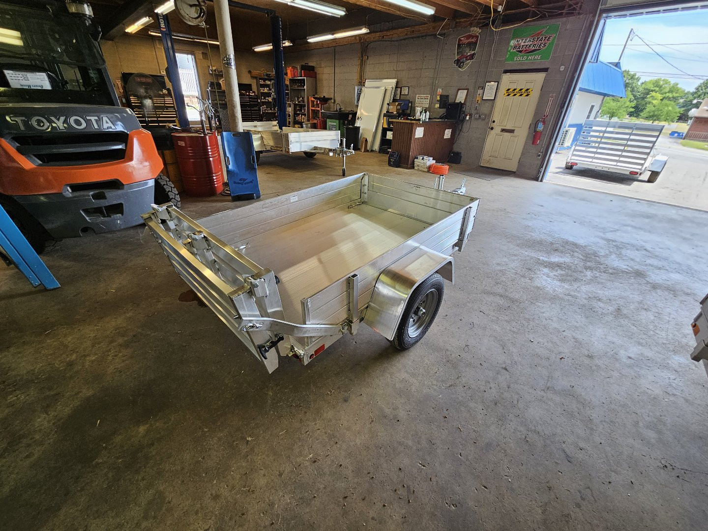 New 2025 Aluma 486S-BT Utility Trailer
