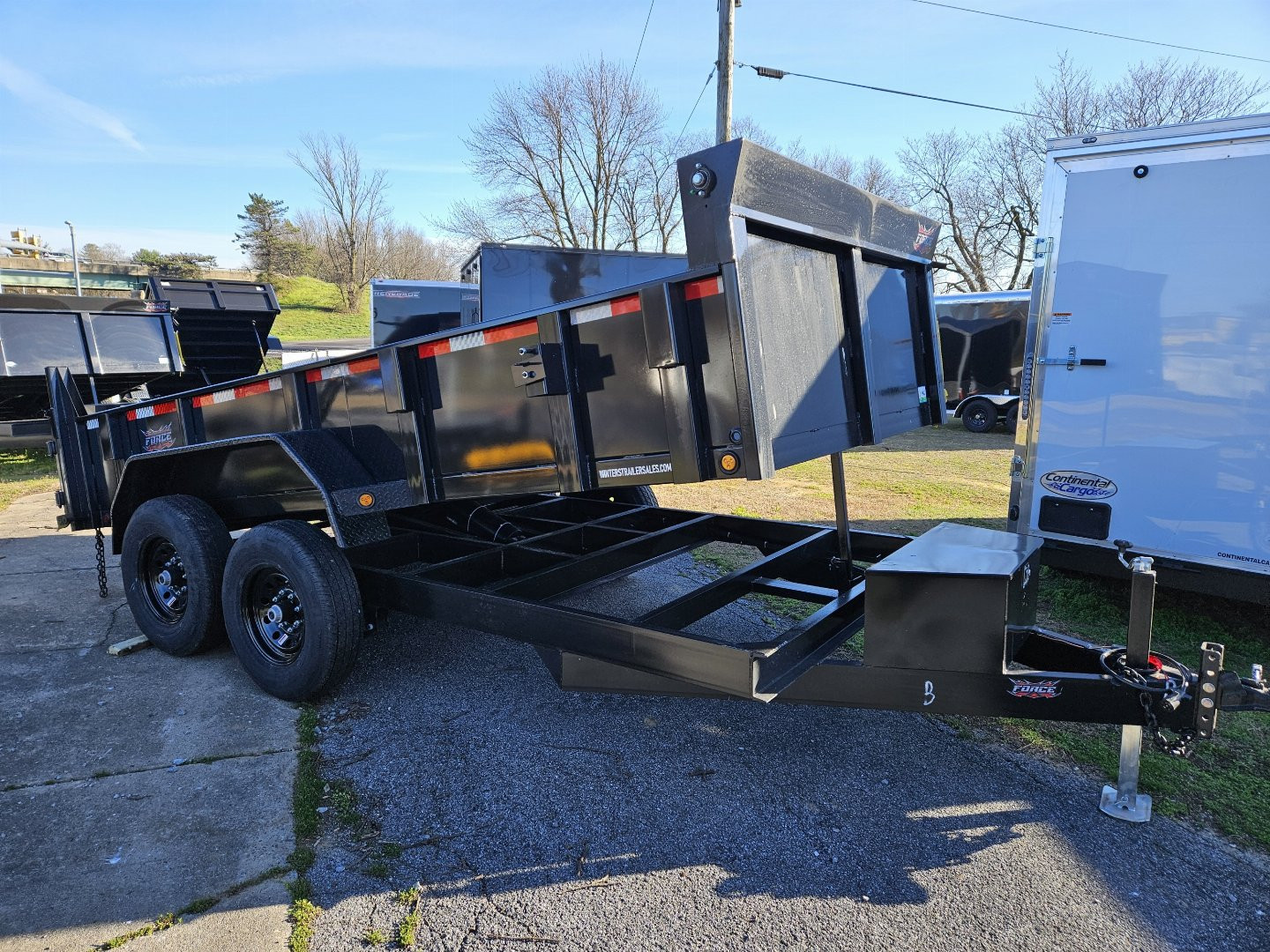 New 2024 FOREST RIVER FORCE 7X14TA Dump Trailer