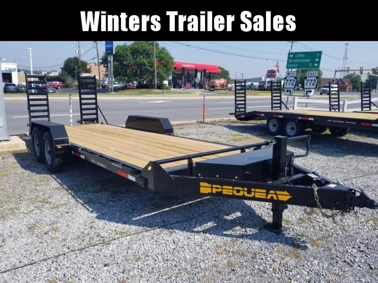 New 2022 PEQUEA 20' SST Equipment Trailer for sale in Ephrata, PA