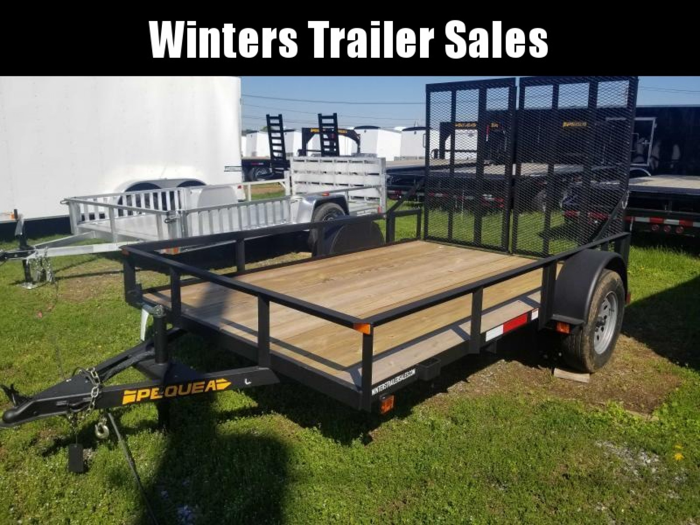 New 2022 PEQUEA 610R Utility Trailer