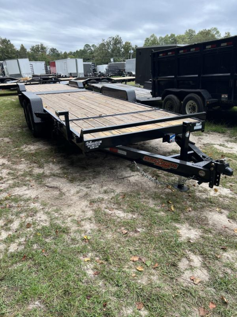 New 2023 DOWN 2 EARTH TRAILERS 82X20TA GRAVITY TILT 4' STATIONARY DECK Tilt Trailer