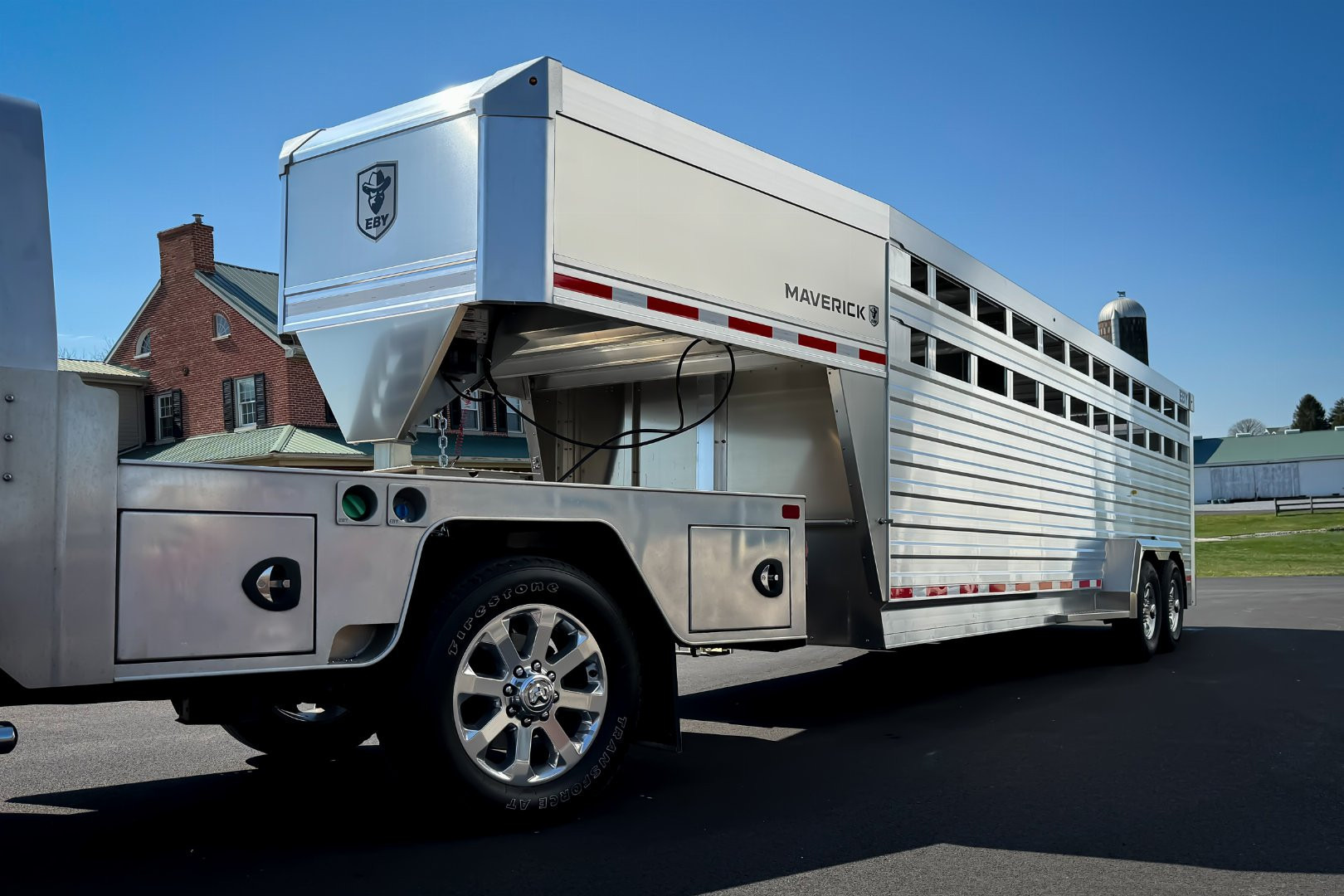 New 2026 EBY Trailers Maverick 7' x 24' Aluminum Livestock Trailer, 14K ...