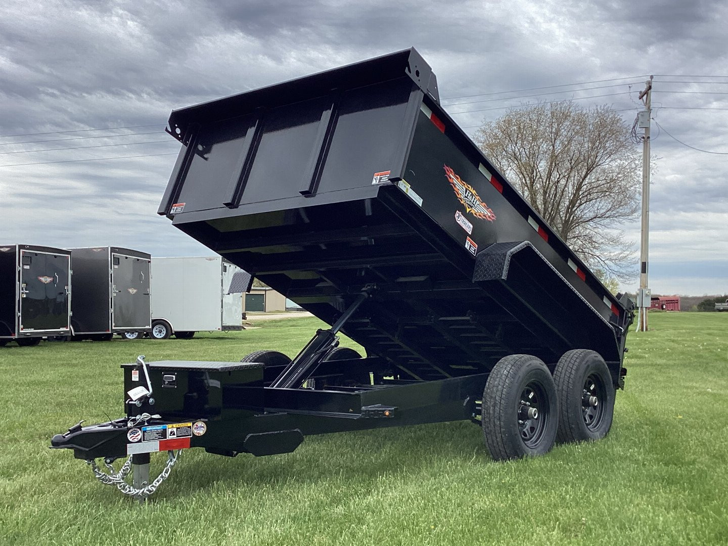 New 2025 H&H 76x10 Utility Dump Trailer, 10K for sale in Hermann, MO