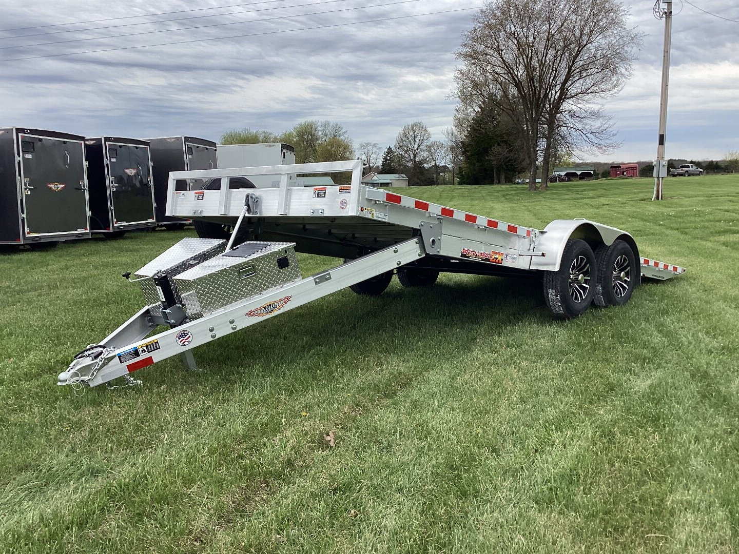 New 2025 H&H 82x20 Aluminum Electric Tilt Car Hauler, 10k for sale in ...
