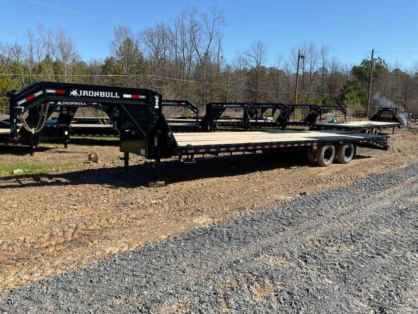New 2023 IRON BULL FLG22 102x40 Deckover Trailer