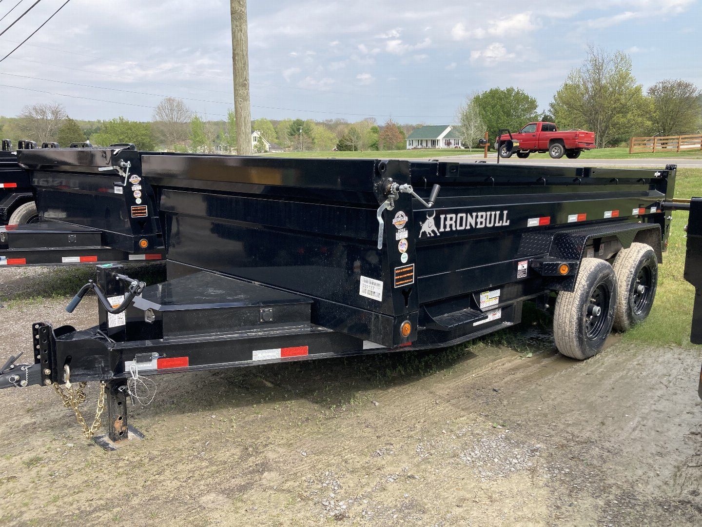 New 2025 IRON BULL DTB14 Dump Trailer