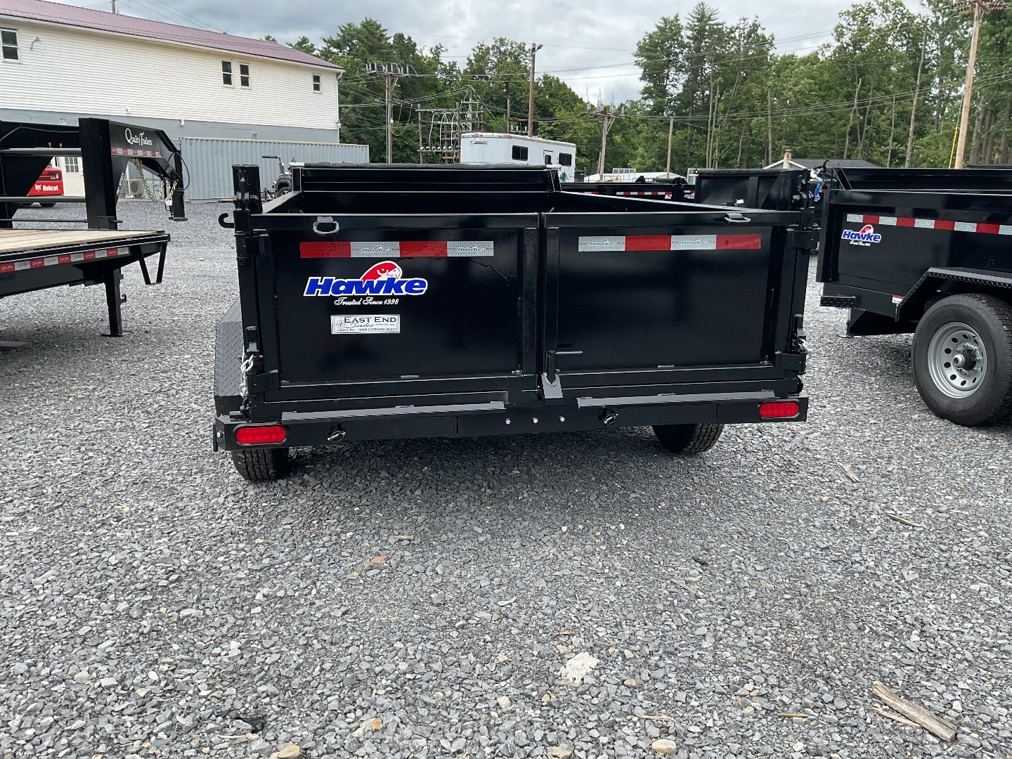 New 2025 HAWKE TRAILERS LPTH Dump Trailer 6'x12' 10K (42% dump angle)