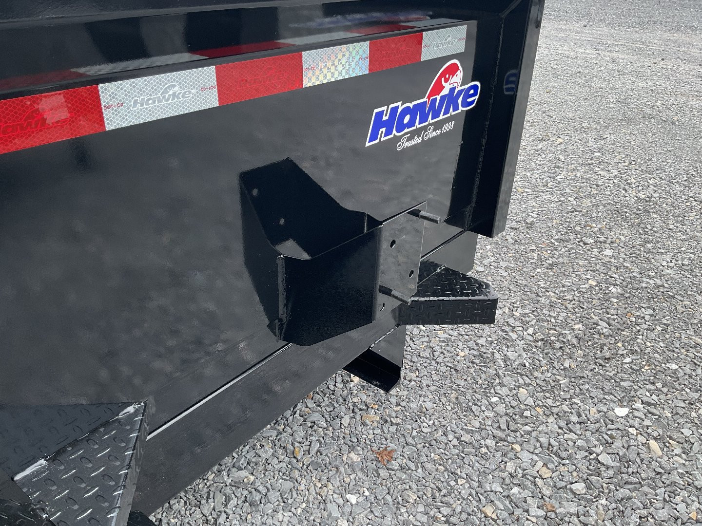 New 2025 HAWKE TRAILERS LPTH Dump Trailer 6'x12' 10K (42% dump angle)