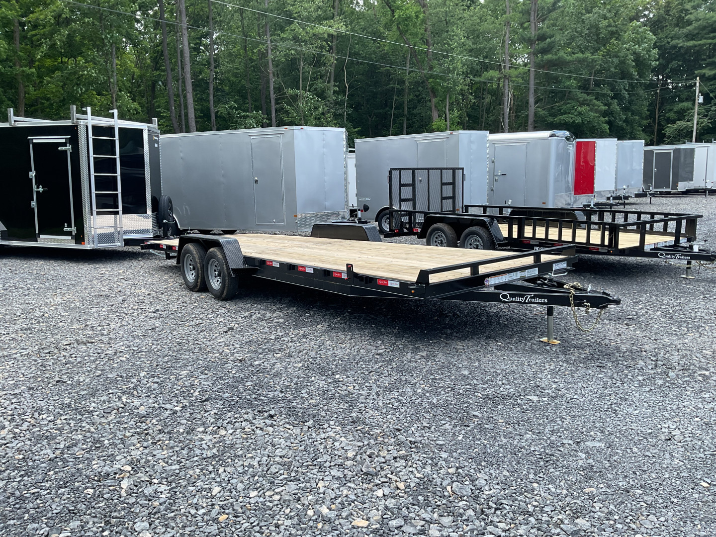 New 2025 Quality Trailers AW-4.K-24G Car Hauler 82"X24' 8500#