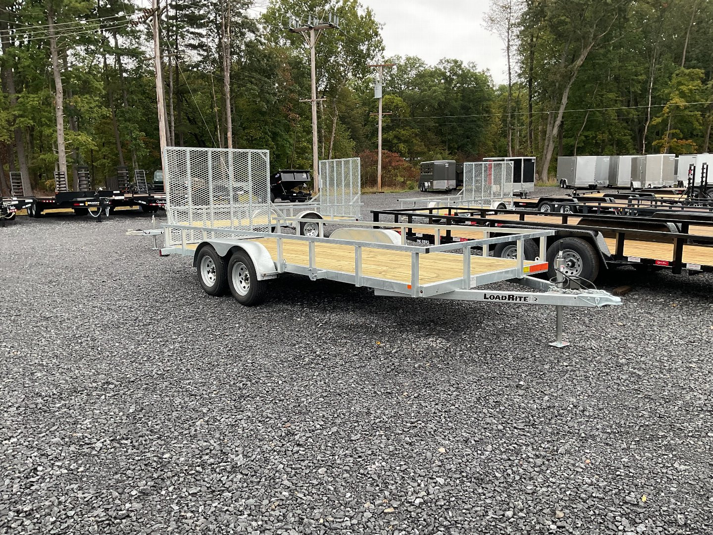 New 2025 Load Rite UT6518E2 Utility Trailer 6'5"X18' 7K