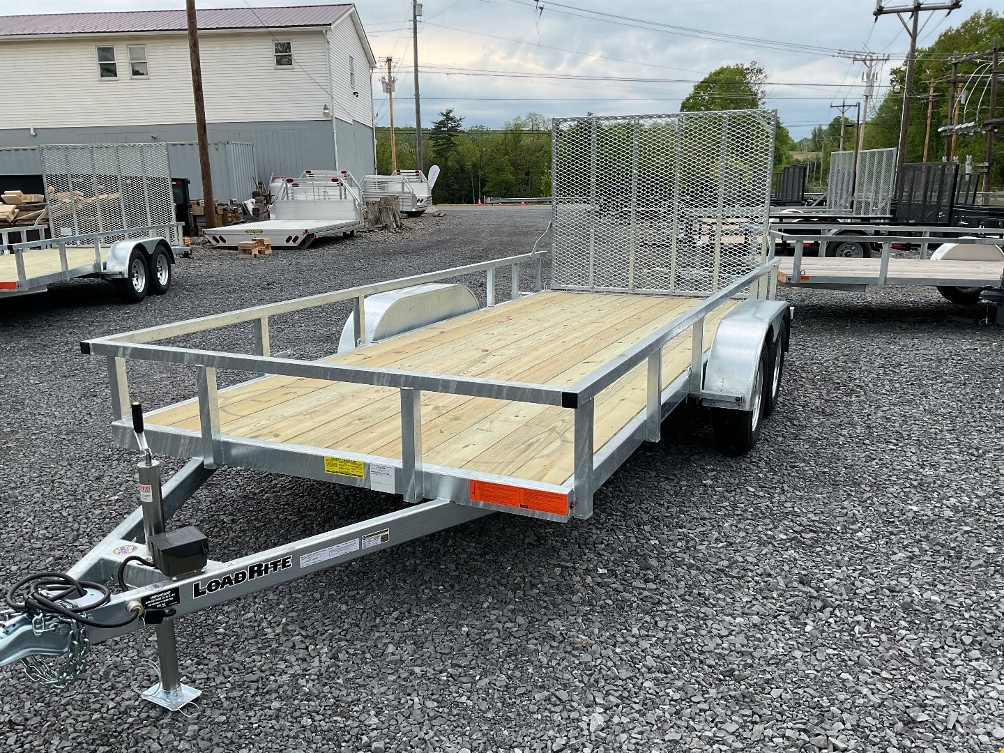 New 2025 Load Rite UT6516E2 Utility Trailer/Equipment trailer 6'6"x16' 7K