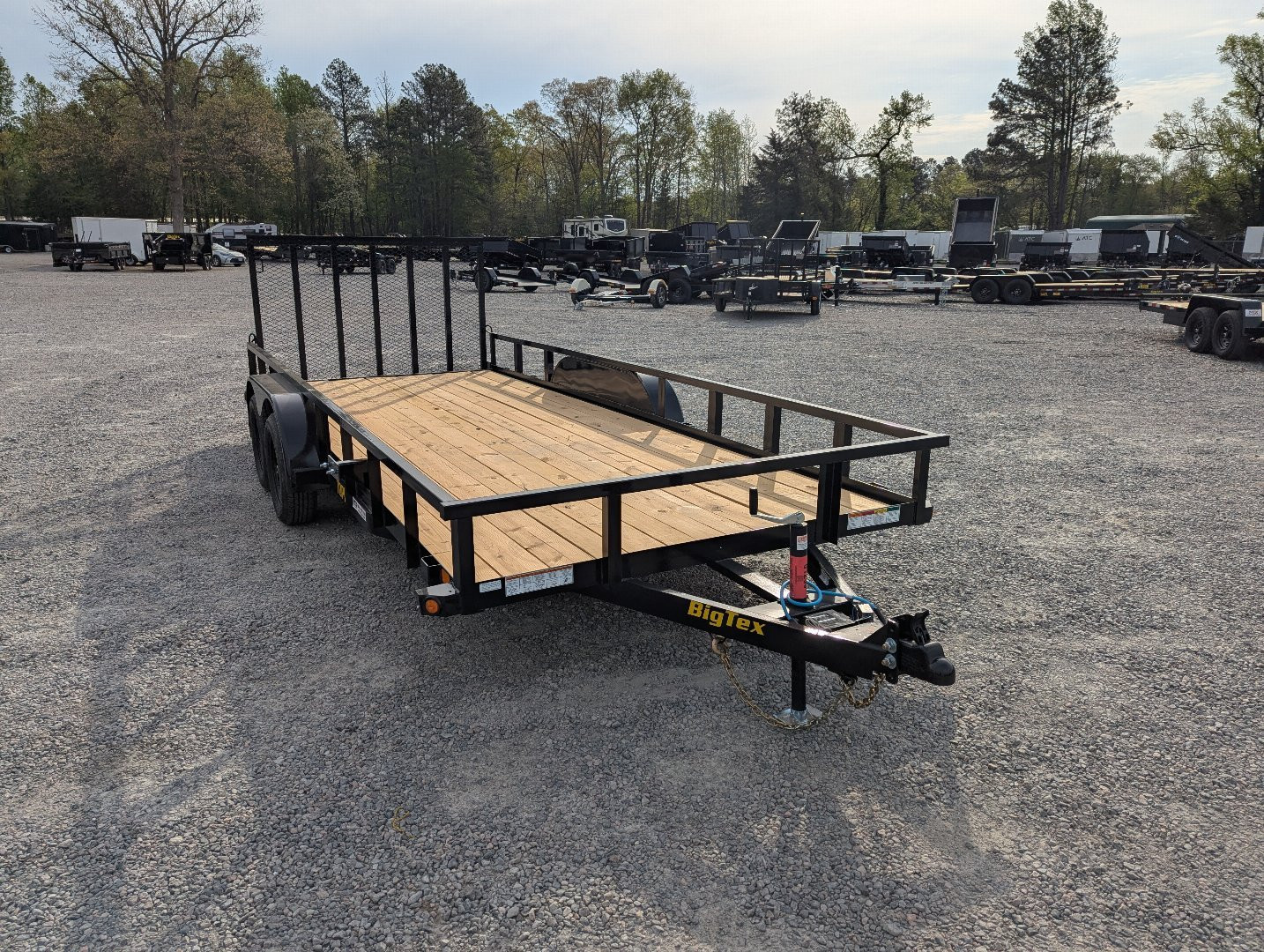 New 2026 Big Tex Trailers 16' 70PI w/ 4' Fold In Tailgate