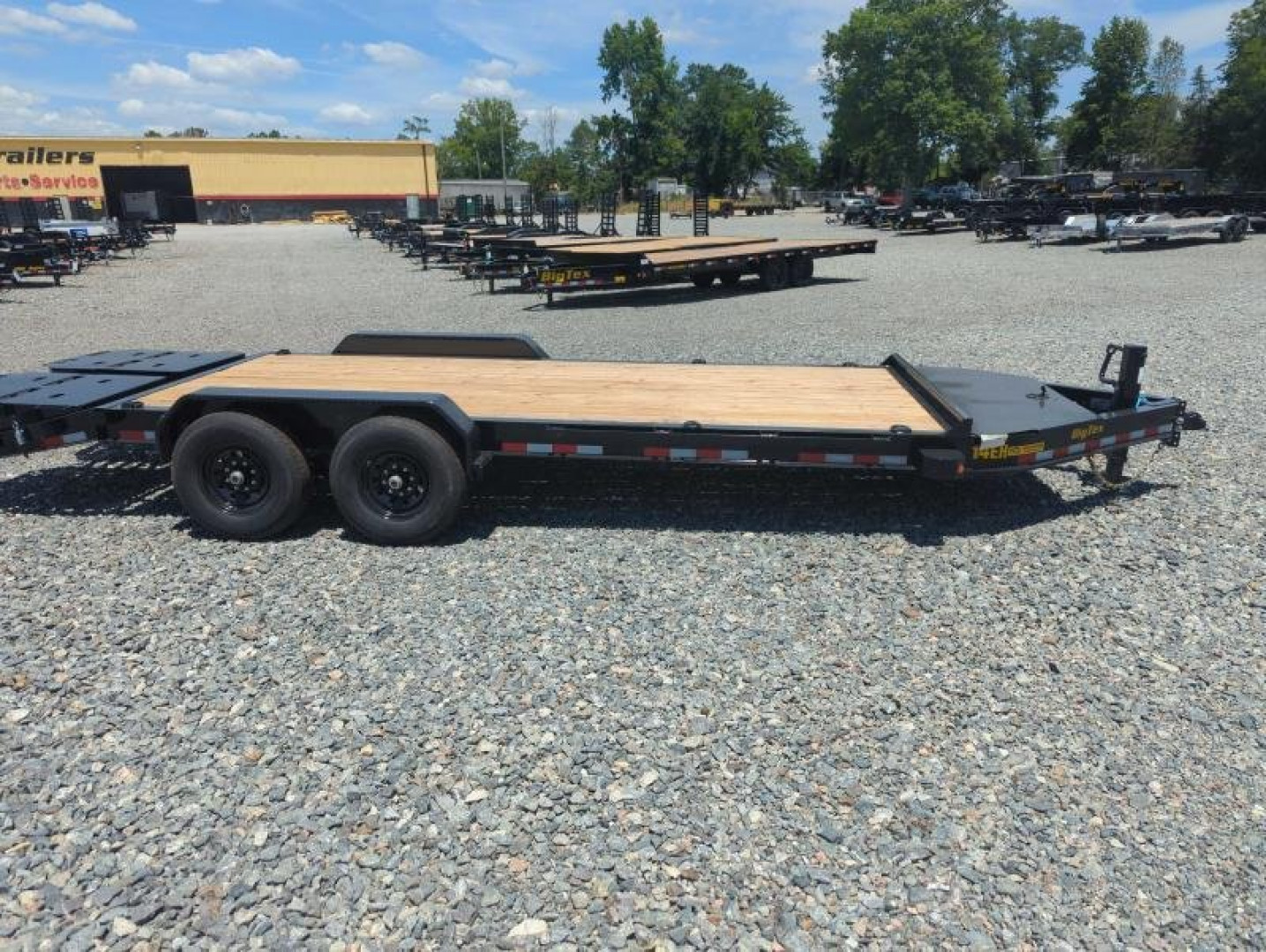 New 2025 Big Tex 20' 14EH 15K Equipment Trailer w/ Mega Ramps