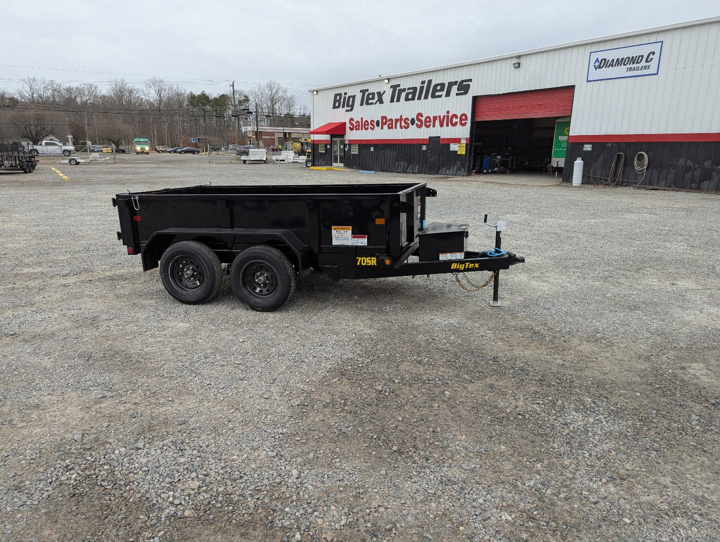 New 2025 Big Tex 5x10 70SR 7K Dump Trailer w/ Double Doors