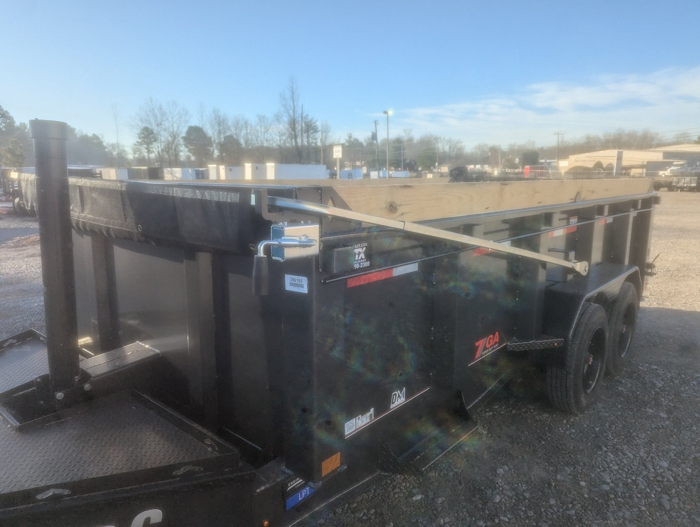 New 2025 Diamond C LPT 208 7x16 Telescopic Dump Trailer 18000 GVWR ...