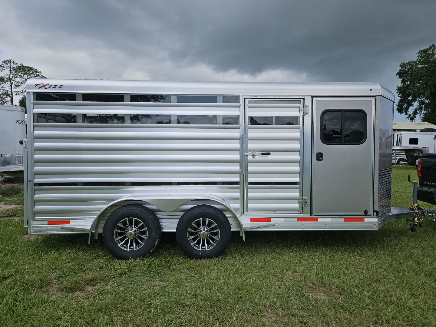 New 2025 Exiss Trailers Exhibitor Mini 615A Stock / Stock Combo Trailer ...