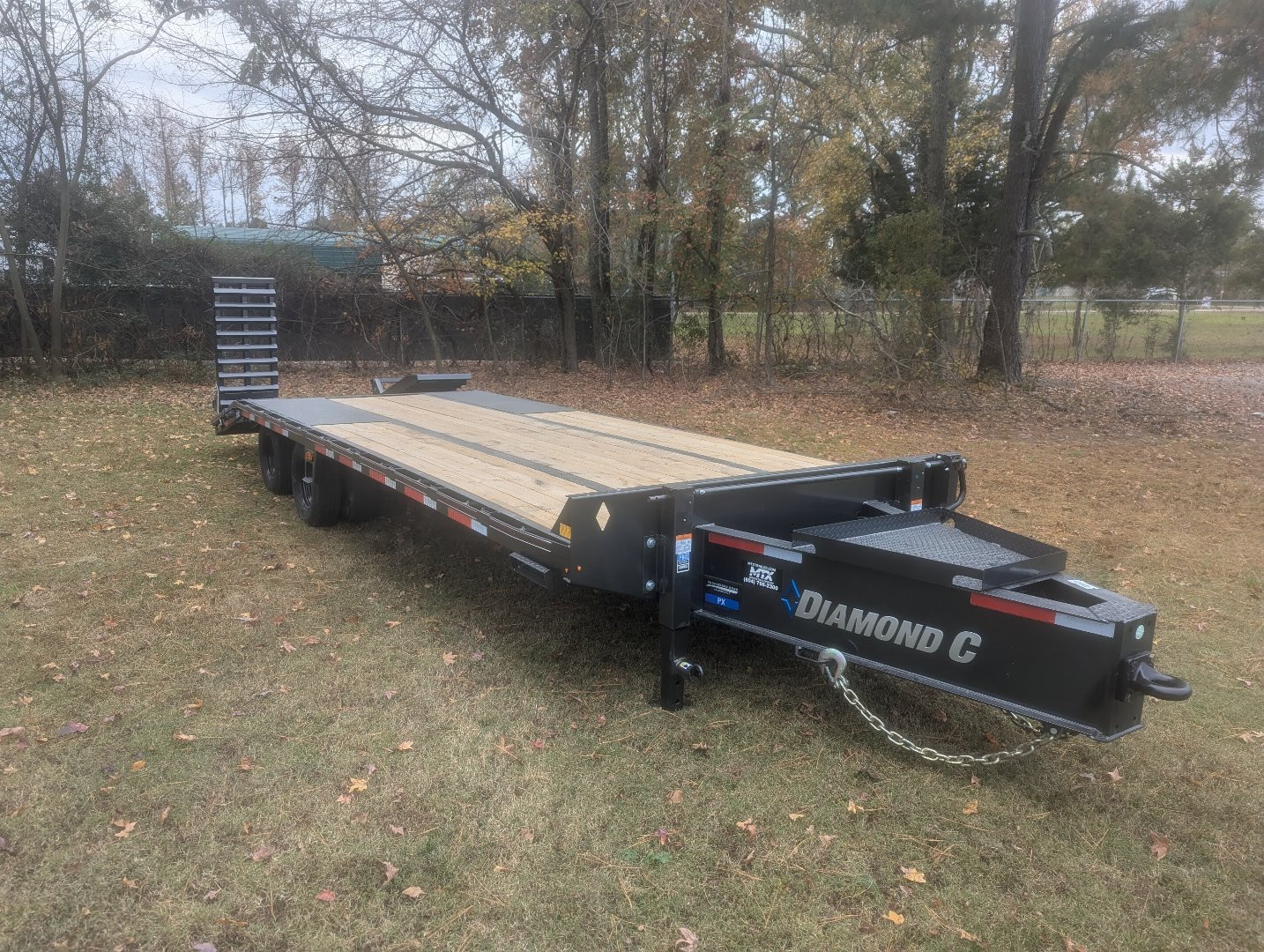 New 2025 Diamond C PX 212 25' Tandem Dual Wheel Pintle Trailer w/ Fold ...