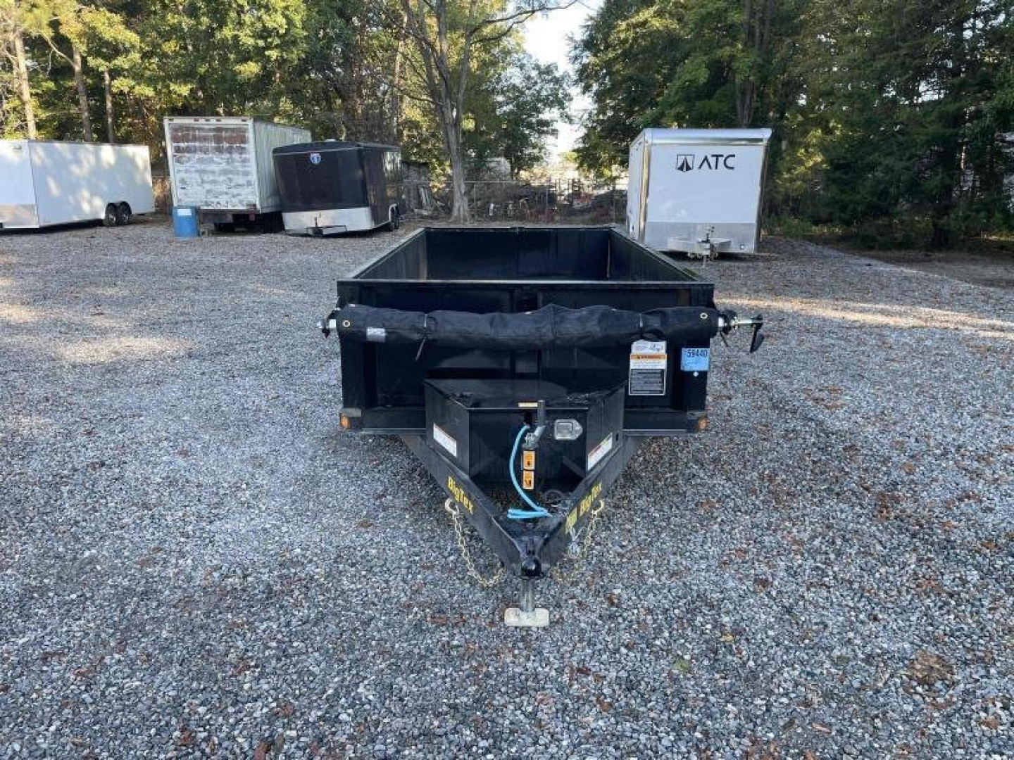 New 2025 Big Tex 5x10 70SR 7K Dump Trailer w/ Double Doors & Tarp